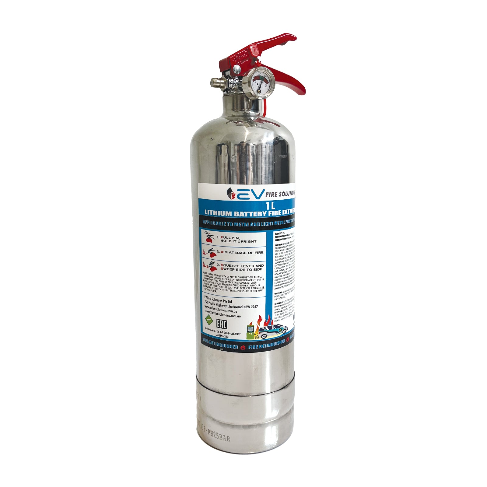 EV Fire Extinguisher suitable for lithium-ion battery fires 1L – EV ...